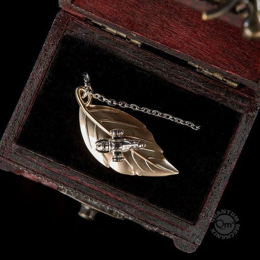 14K Gold/Sterling Silver Plated Leaf on the Wind Pendant - Walmart.com