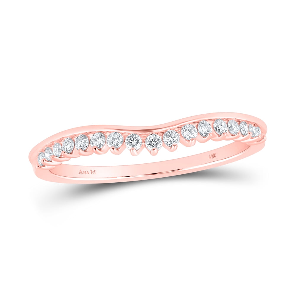 1/5CTW-DIA ANA M STACKABLE RING - Walmart.com