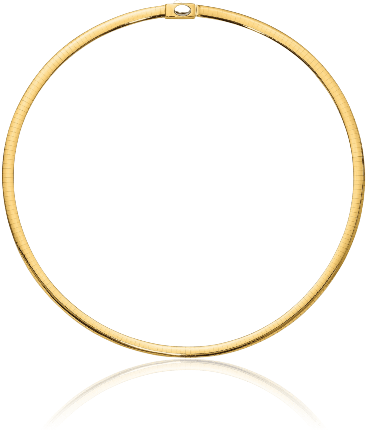 14K Solid Two Tone Gold 5mm Reversible White Yellow Cubetto Omega Snake ...