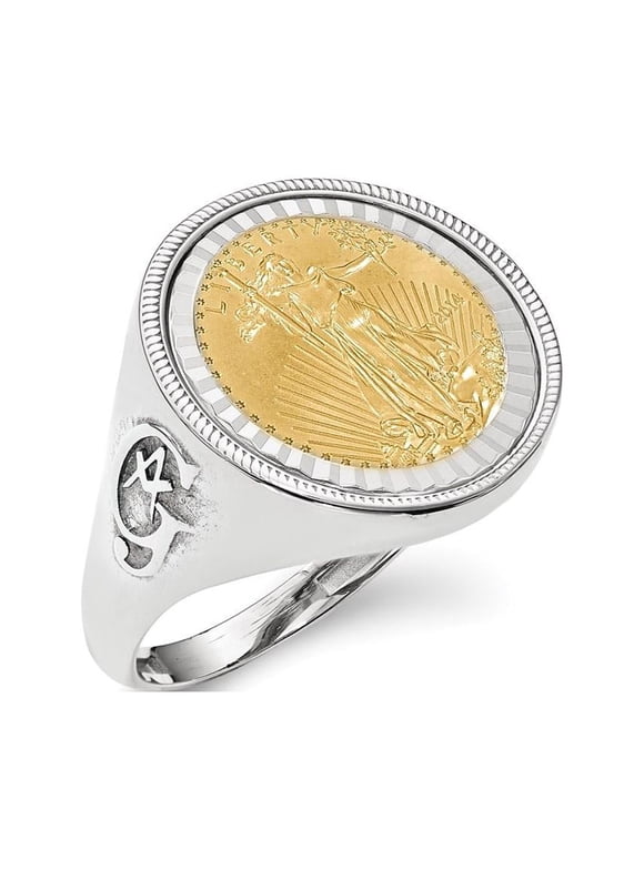 Gold Coin Ring Mounts