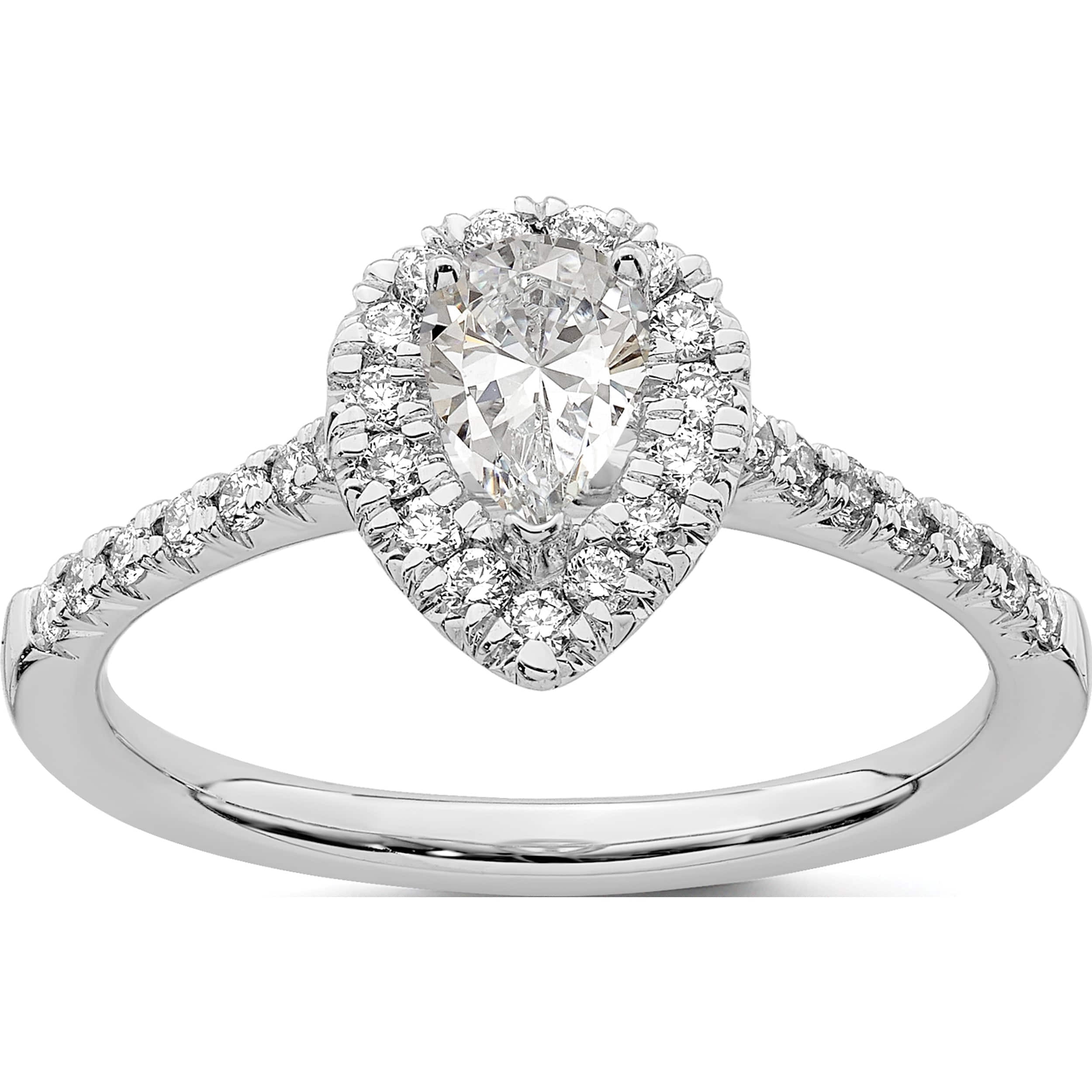 14K White Gold 14Kw True Origin Lab Grown Diamond Vs/Si, D E F, S/M ...