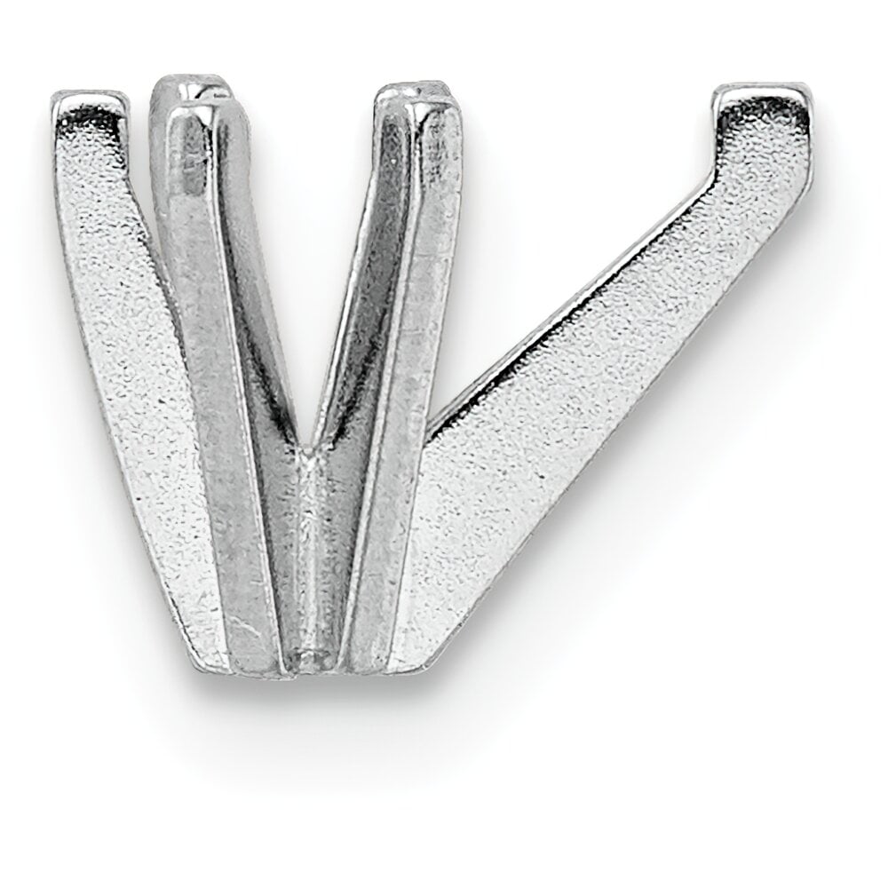 14K White Gold 6 Prong Pear Straight Setting 6.5X3.5Mm - Walmart.com