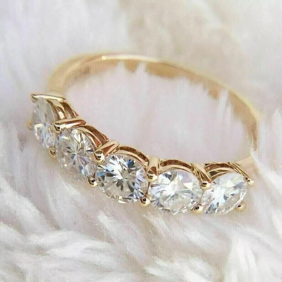 14K White Gold Plated Silver 2Ct Lab-Created Diamond Wrap Enhancer ...