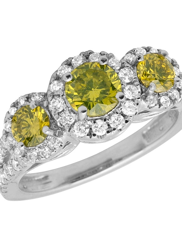 Canary Diamond Rings