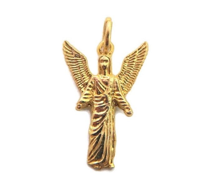 14K YELLOW GOLD ARCHANGEL GABRIEL (ARCANGEL GABRIEL) CHARM - Walmart.com