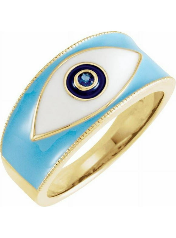 Blue Eyes Yellow Ring