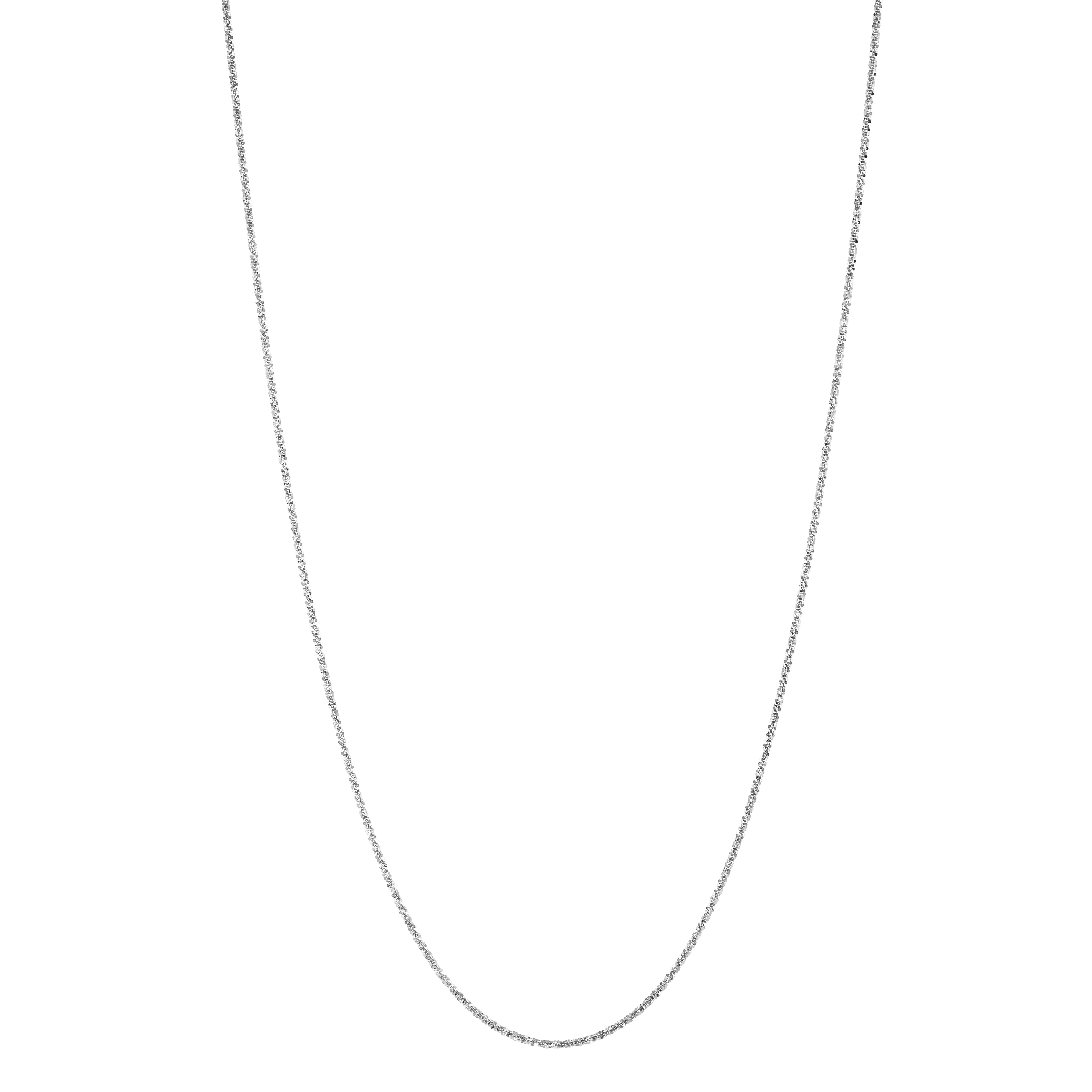 14K Yellow Gold 20in 1mm Diamond-Cut Round Wheat Chain with Lobster ...