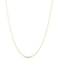 14K Yellow Gold 20in 1mm Round Wheat Chain with Lobster Clasp - Walmart.com