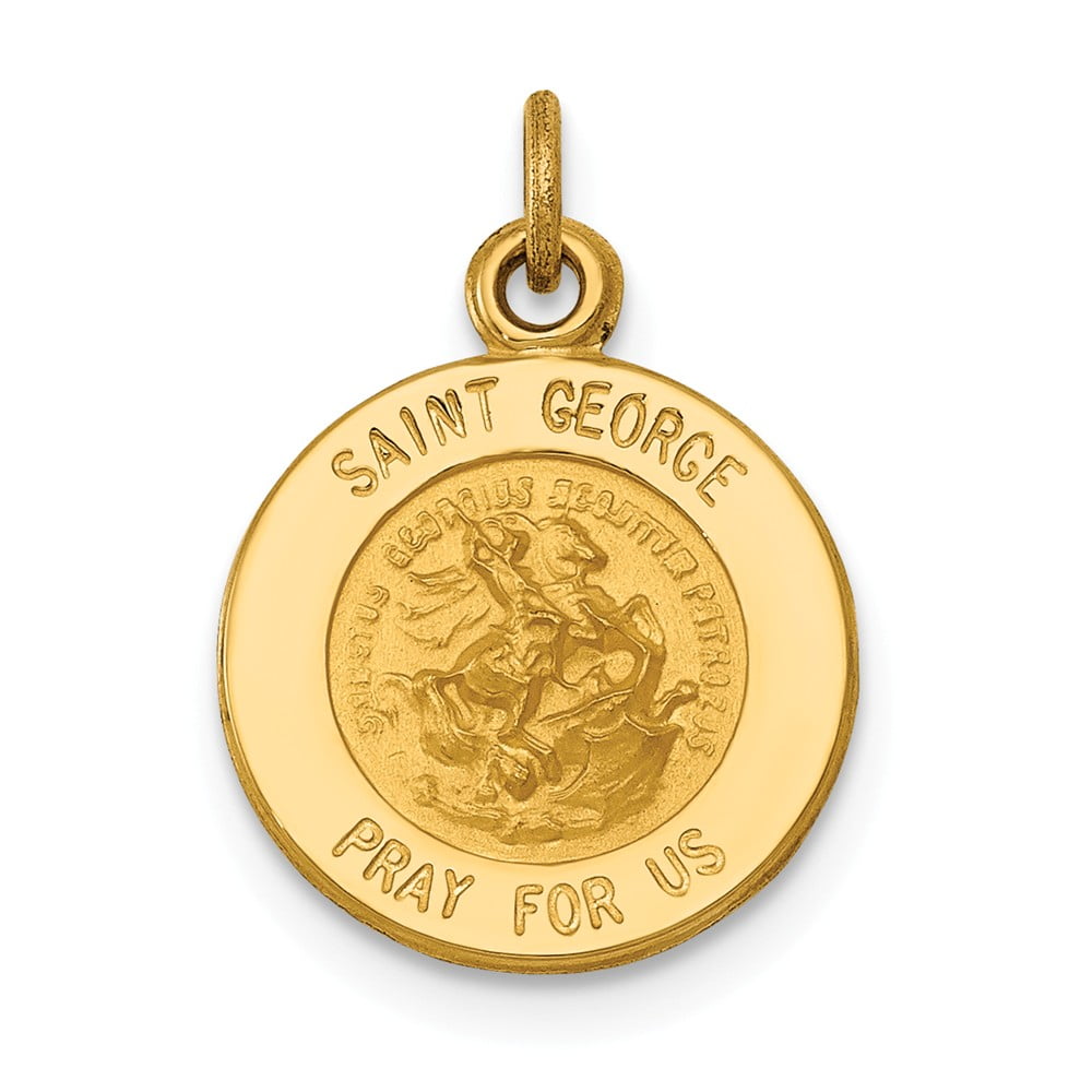 Saint George Gold Pendant