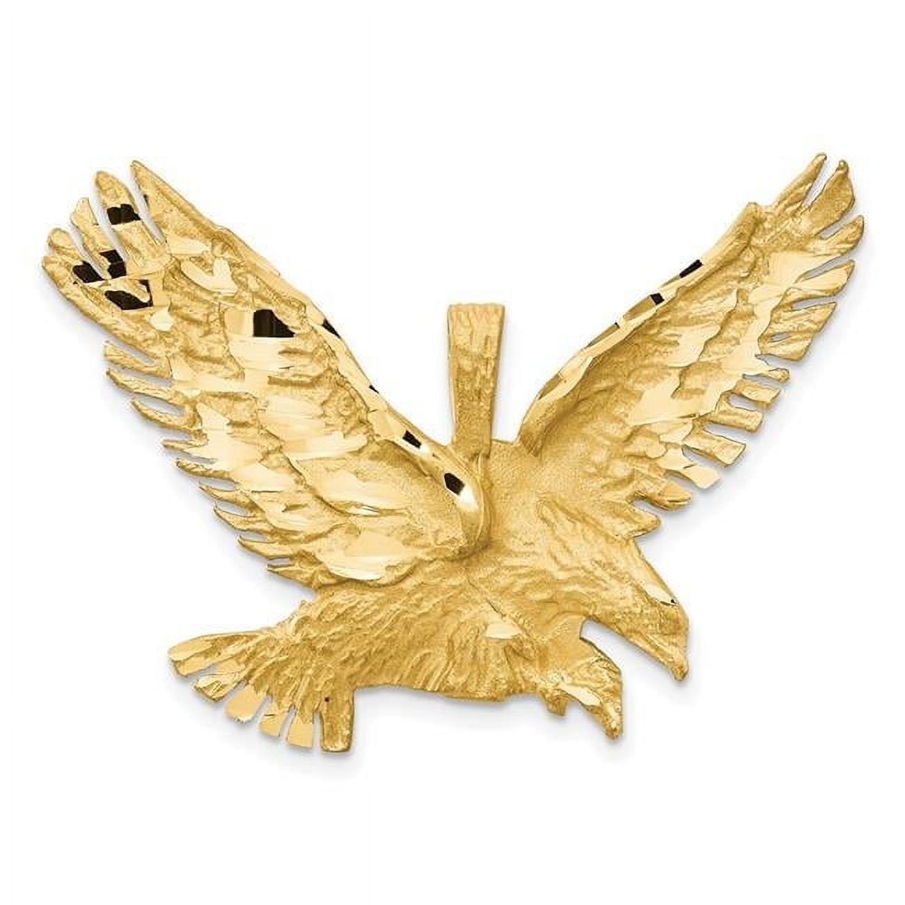 14K Yellow Gold Eagle Pendant - Walmart.com