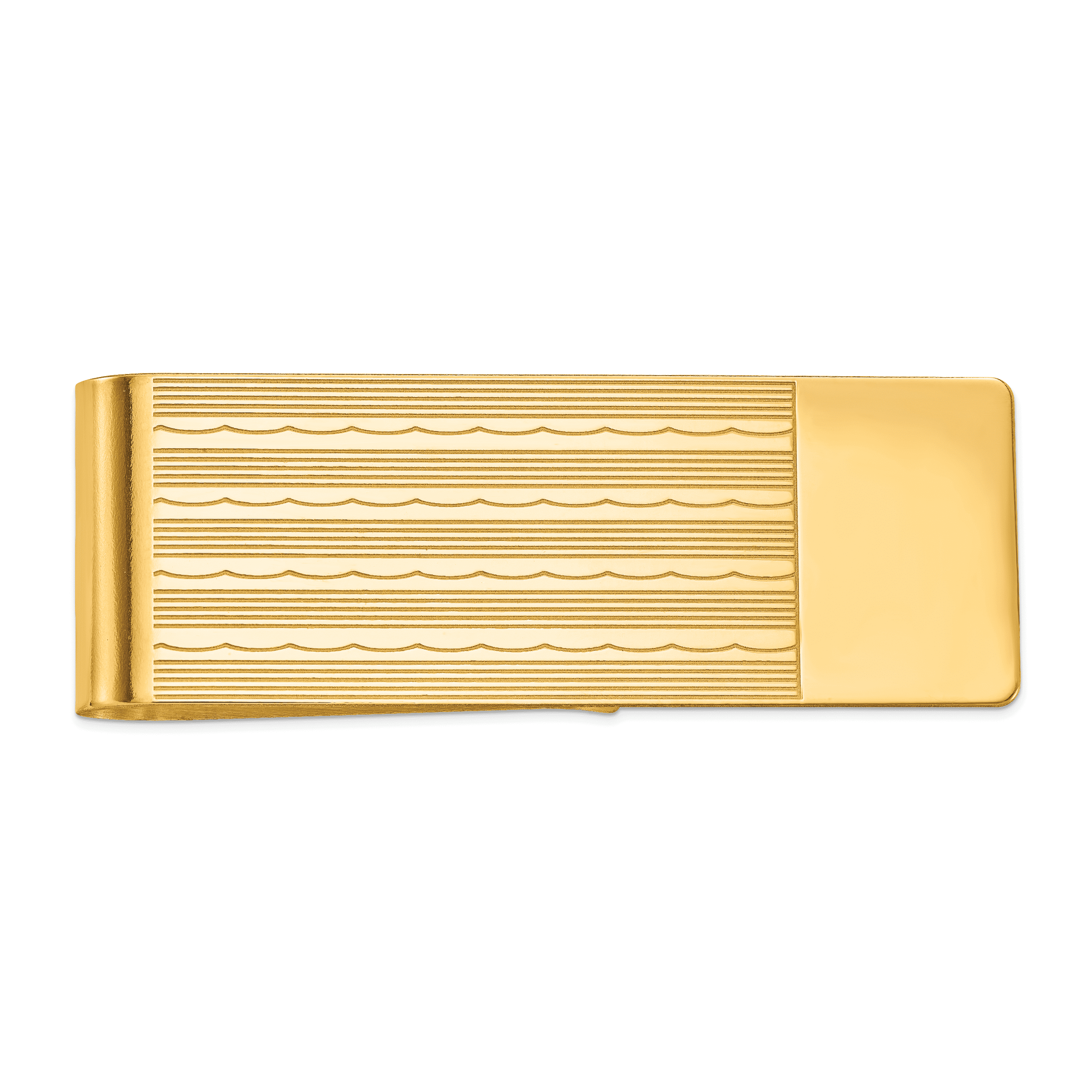 14K Yellow Gold Money Clip - Walmart.com