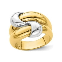 14K Yellow Gold Stretch Ring (SIZE 7) - Walmart.com