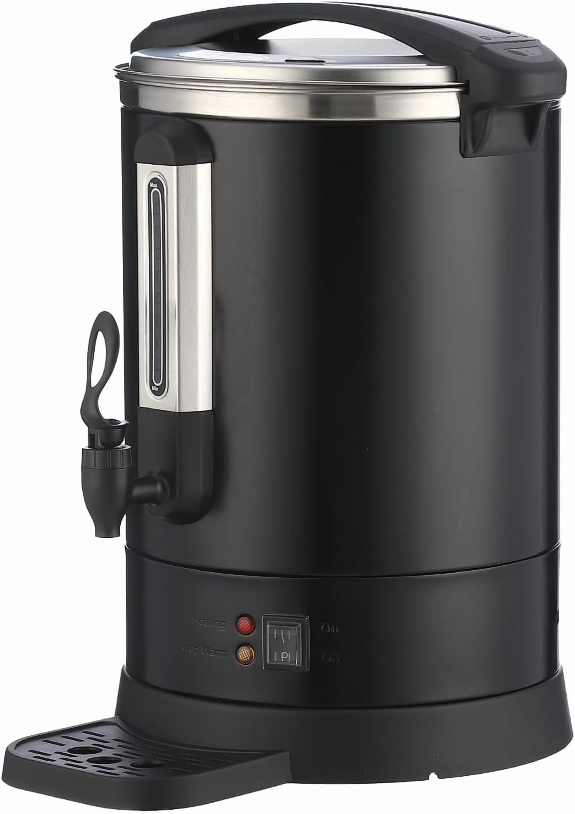 14L Commercial Coffee Urn - 100 Cup Stainless Steel Coffee Maker with ...