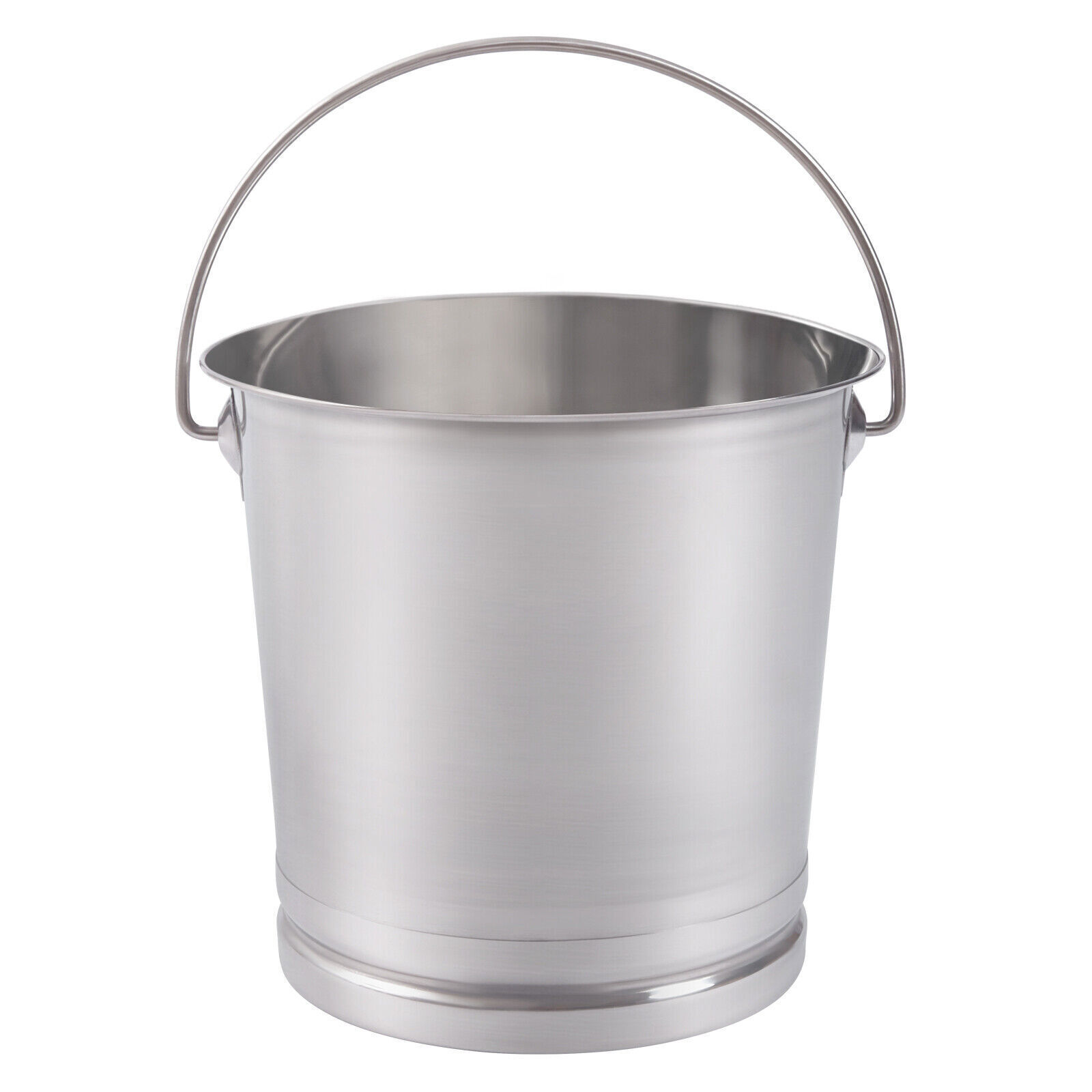 14L Stainless Steel Milk Pail Bucket with Lid Stainless Steel Container - Walmart.com