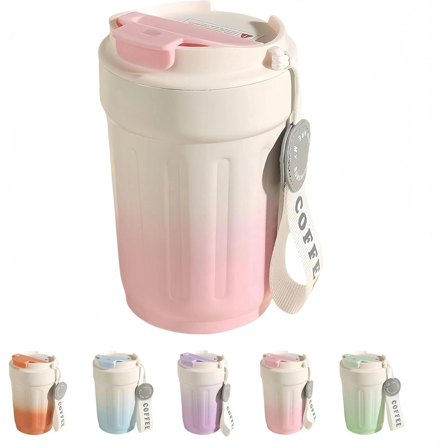14Oz Portable Vacuum - Insulated Coffee Mug with Ceramic Lining ...