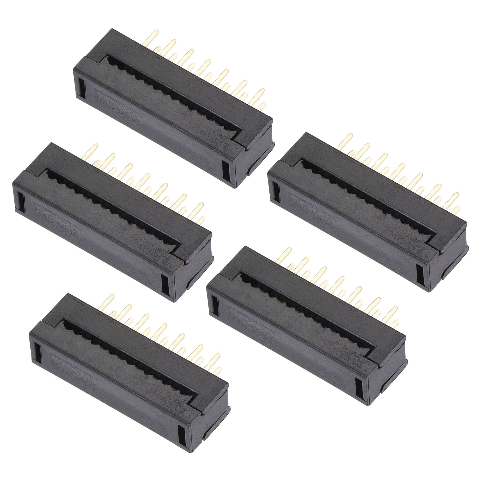 14P Dual Rows 2.54mm Pitch Transition Plug Socket for Flat Ribbon Cable ...