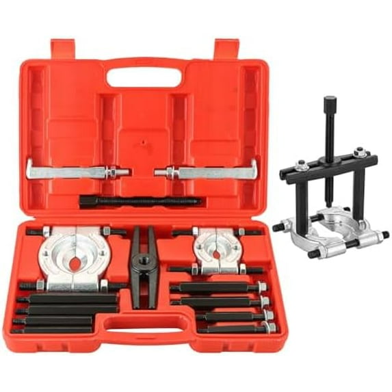 14PCS Bearing Separator Puller Set | Heavy Duty 5-Ton Capacity Bearing ...