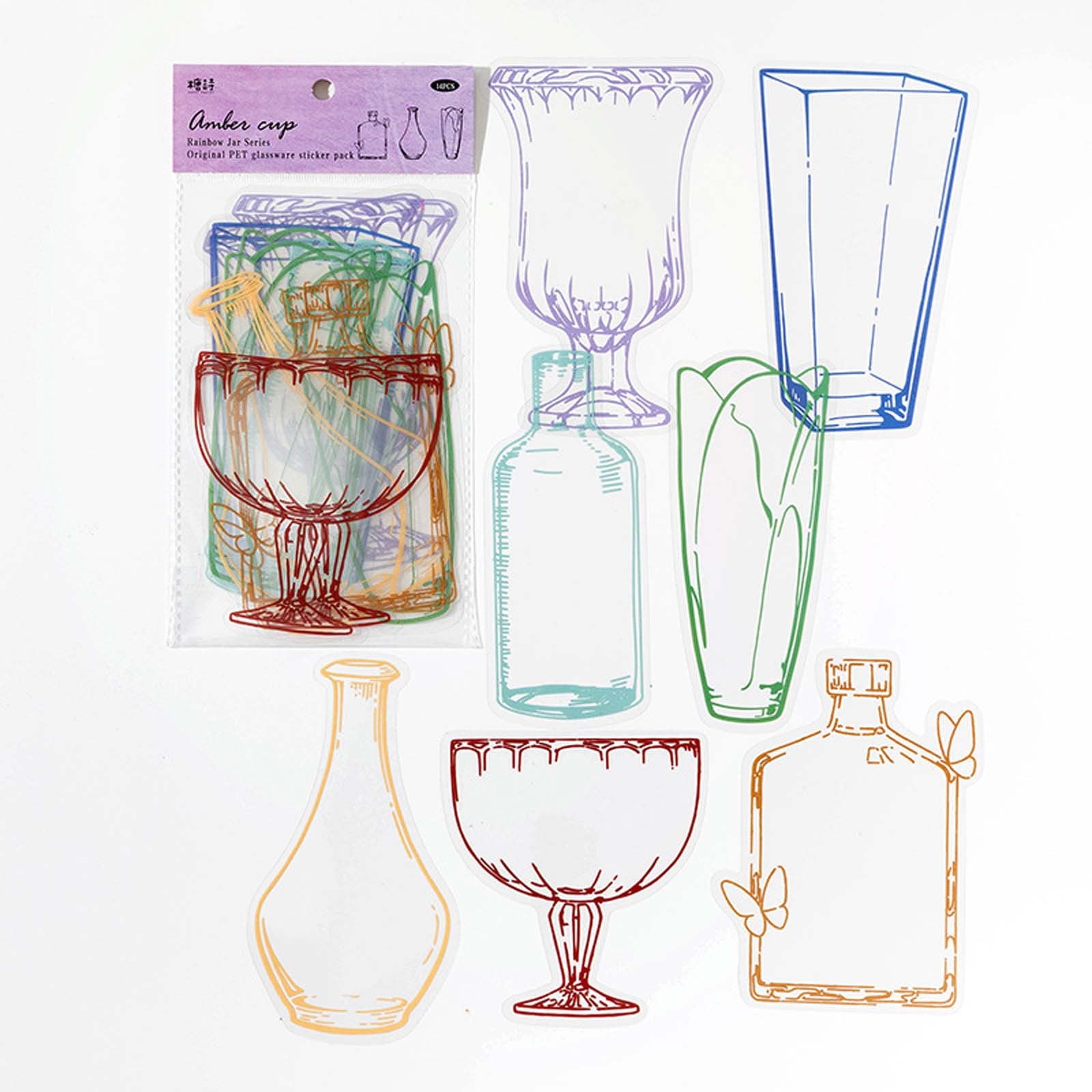 14PCS Diy Transparent Dried Flower Bookmark Dried Flower Bookmark Clear ...