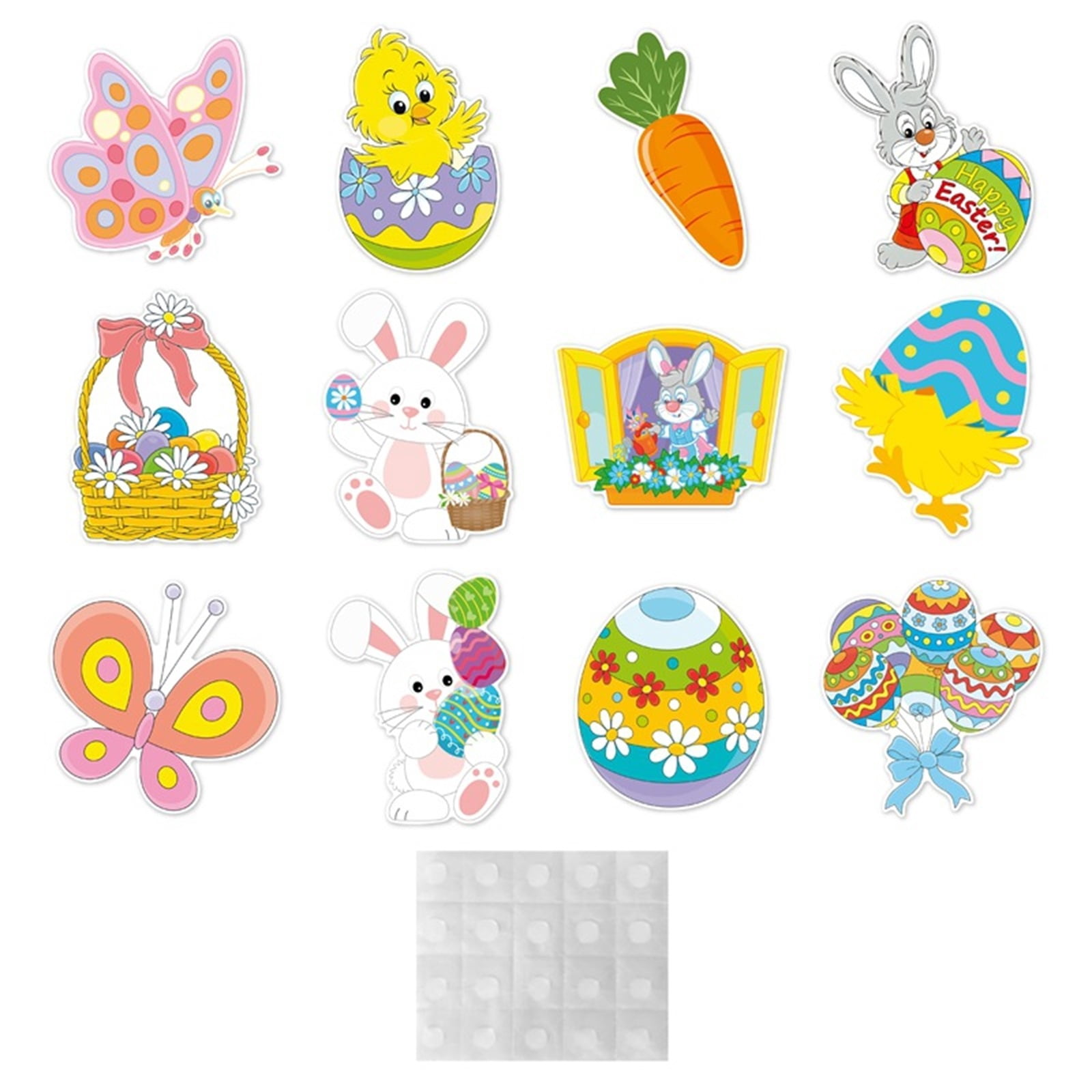 14PCS Easter Decorations Set, Happy Easter Banner with Easter Egg ...