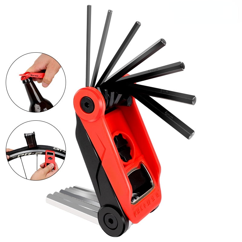 14PCS Folding Allen Wrench Sets, Metric and SAE Allen Key Set - Walmart.com