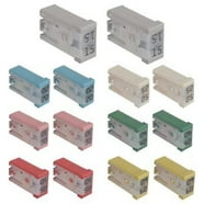 60pcs Multicolor Profile Small Size Mini Blade Fuse Assortment Auto Car ...