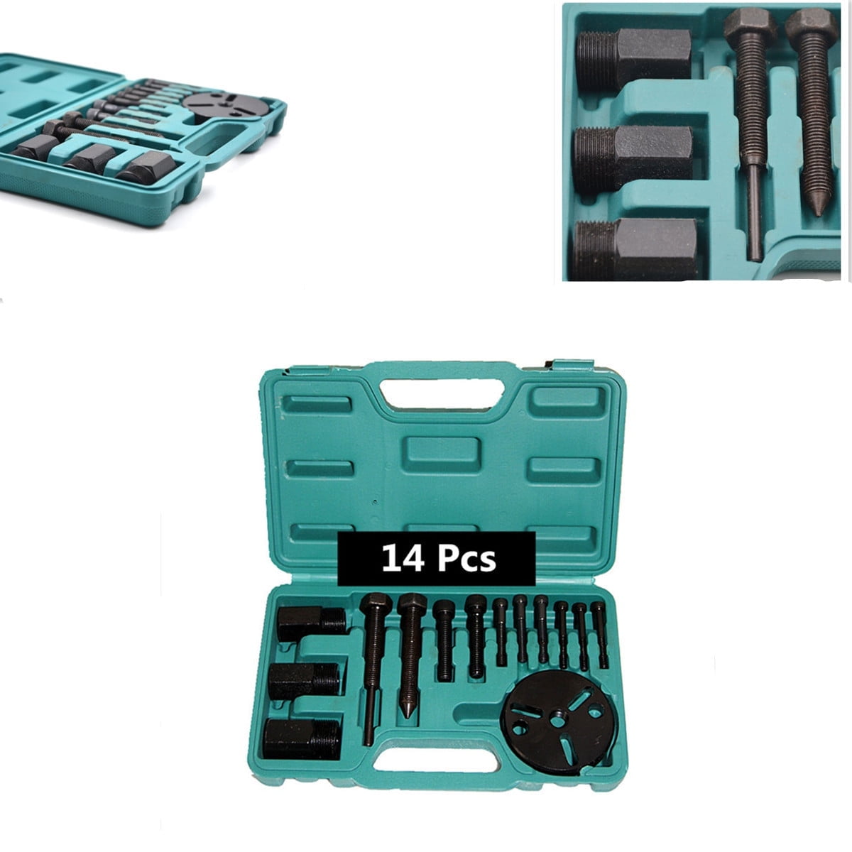 14Pc R134a AC Compressor Clutch Remover Puller Installer Air ...