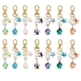 14Pcs 7 Colors Starfish & Sea Turtle Turquoise & Natural White Mother ...