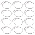 14Pcs Brass European Style Bracelet Making with Iron Extender Chain ...