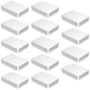 Small Metal Tins for Storage and Packaging in Multiple Styles