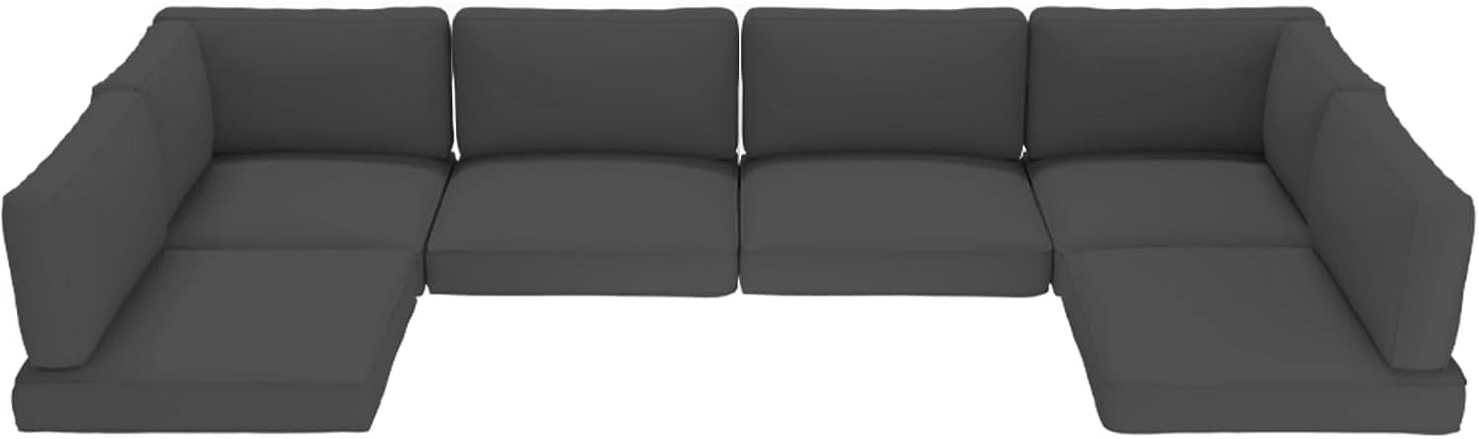 14Pcs Outdoor Furniture Replacement Cushions, Fits 6-seat Sectional ...