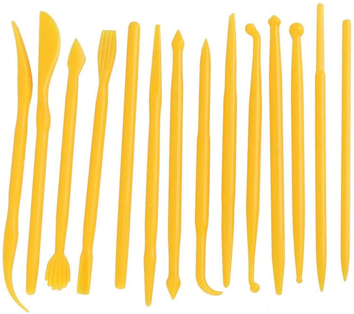 14Pcs Polymer Clay Modeling Tools Set,DIY Plastic Clay Sculpting Set ...