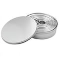 14Pcs/Set Round Cookie Biscuit Cutter Set Stainless Steel Mousse Cake ...