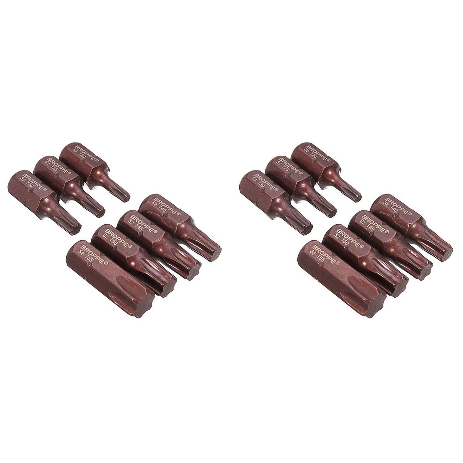 14Pcs T20-55 Torx Screwdriver Bit S2 Steel 10mm Hex Shank for Impact ...