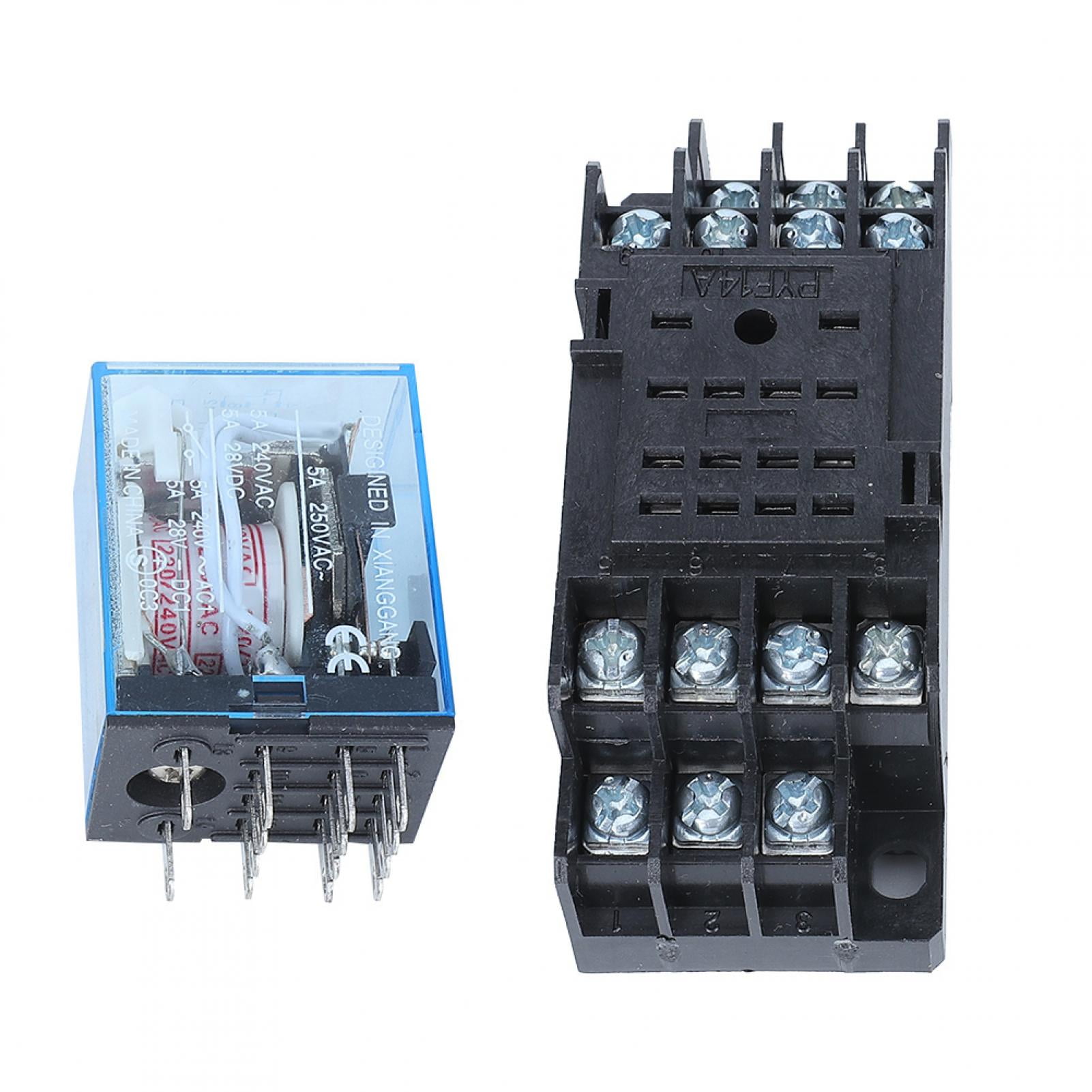 14Pins Relay, My4Nj 14Pins Four Normally Open Four Normally Close Small ...