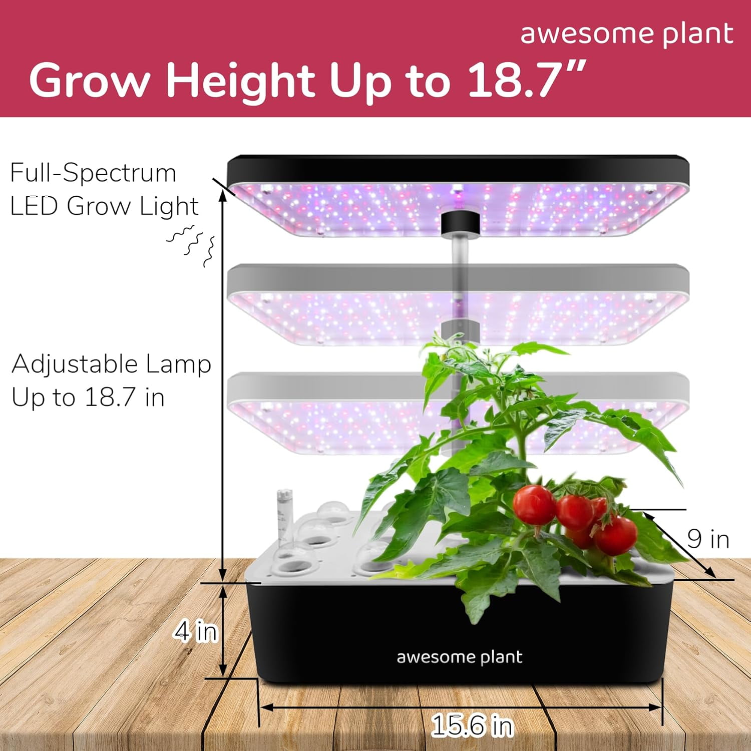 14Pro Hydroponics Growing System Kit (14 Pods), Large Indoor Herb ...