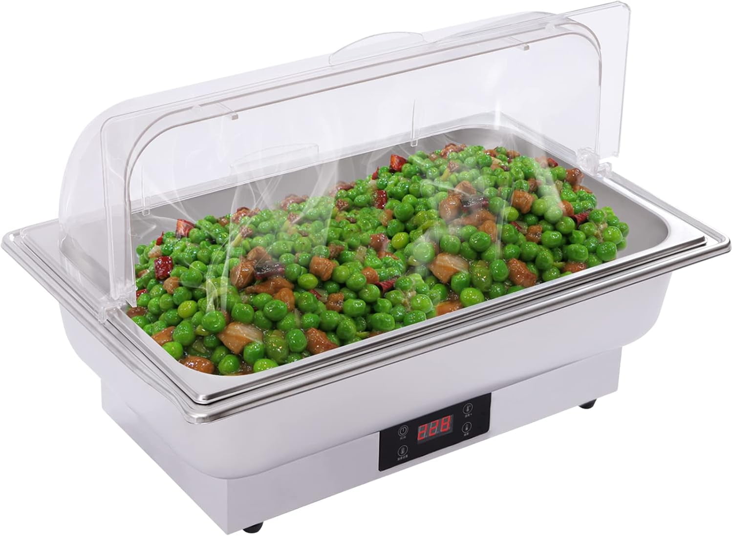 14QT Full Size Electric Chafing Dish Set with Temperature Control,Clear ...