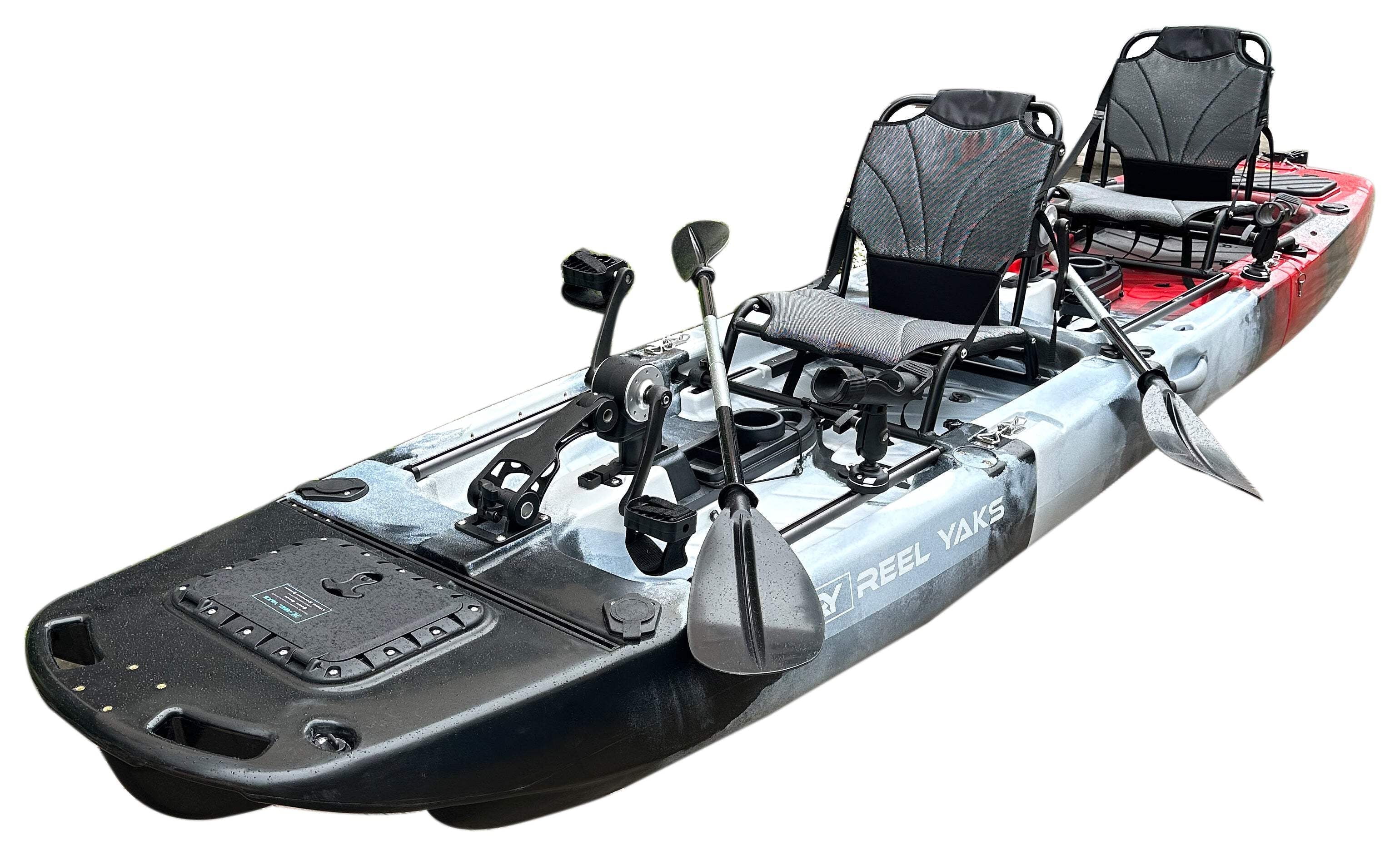 14ft Reel Yaks Raider Modular Kayak | Go Tandem or Solo | Propeller ...