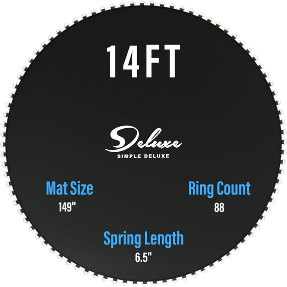 14ft Trampoline Mat Round Trampoline Safety Pad Universal Replacement ...