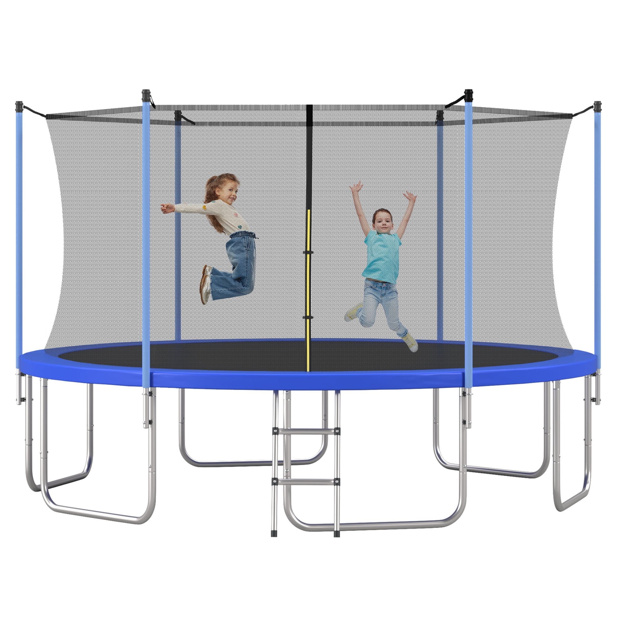 14ft Trampoline With Enclosure Combo,1500LB Trampoline for Adults and ...