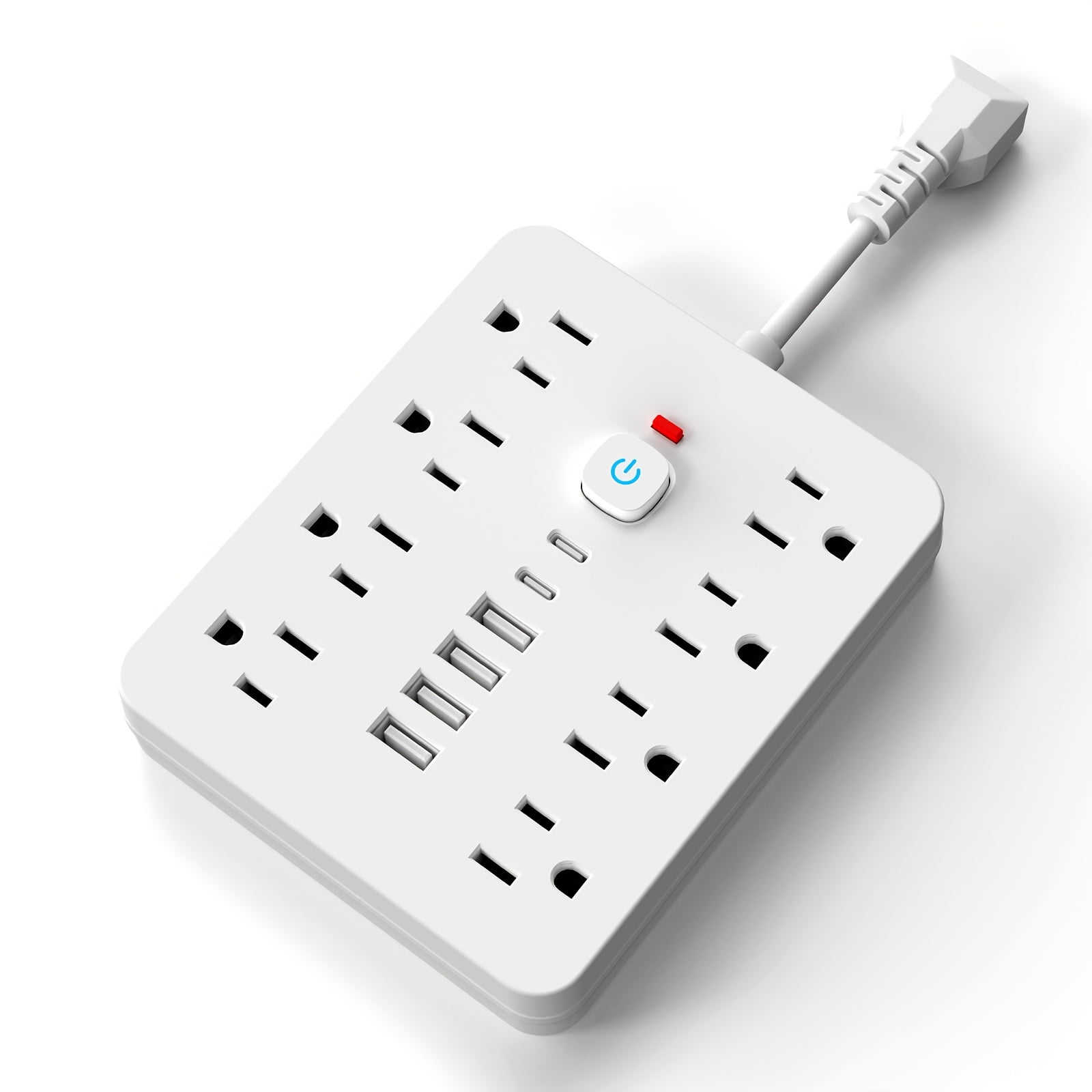 14in 1 Power Strip Surge Protector with 8 Outlets, 4 USB and 2 USB C ...