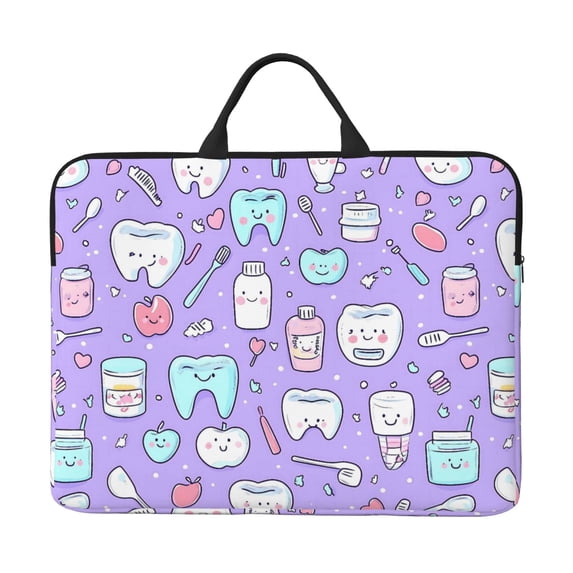 14in Laptop Interior Case Splash Resistant Dirt Smooth Zipper Portable ...