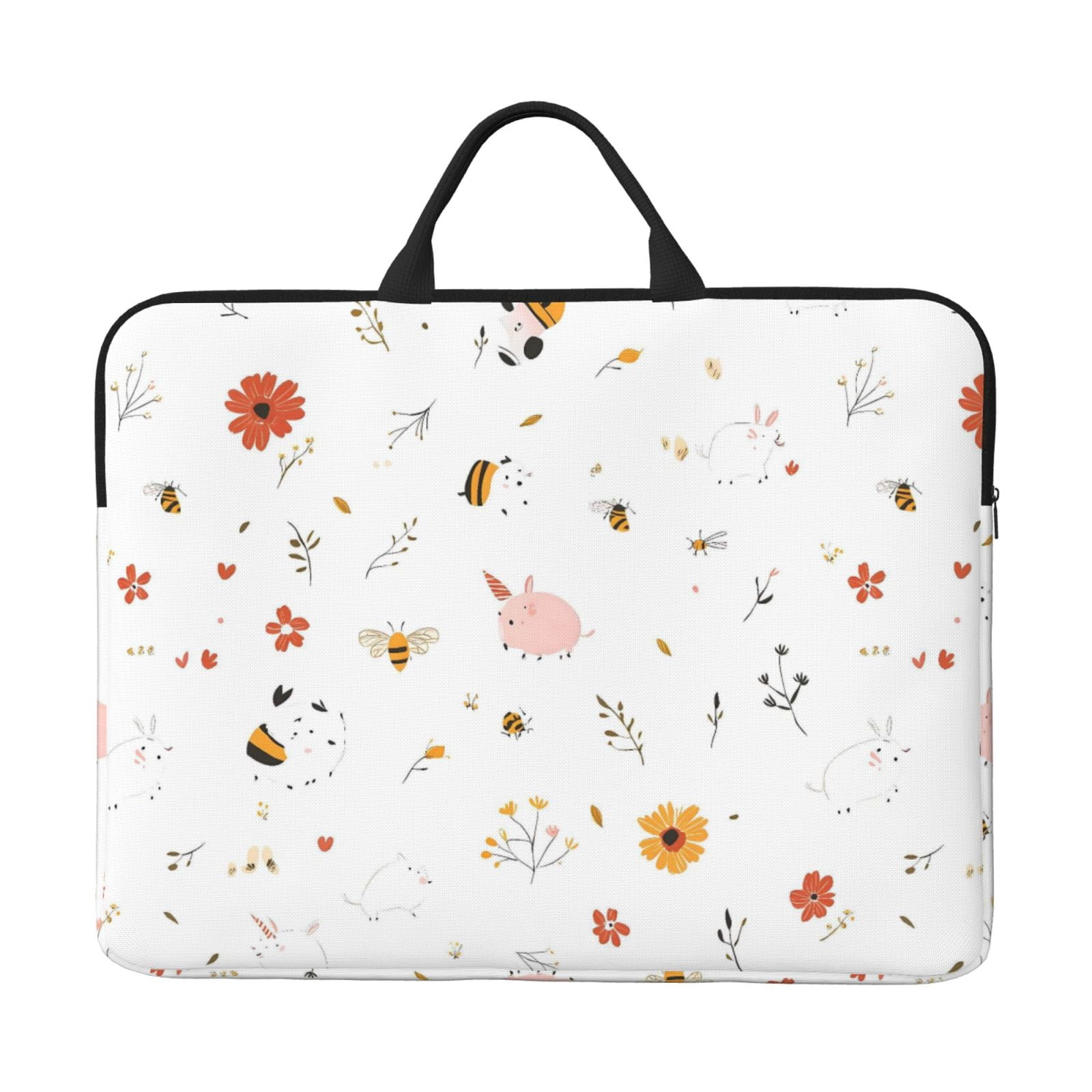 14in Laptop Interior Case Splash Resistant Dirt Smooth Zipper Portable ...