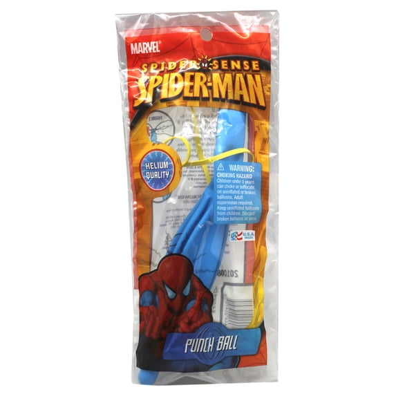 14in Spider-Man Spider Sense Inflatable Balloon Punch Ball: Light Blue ...