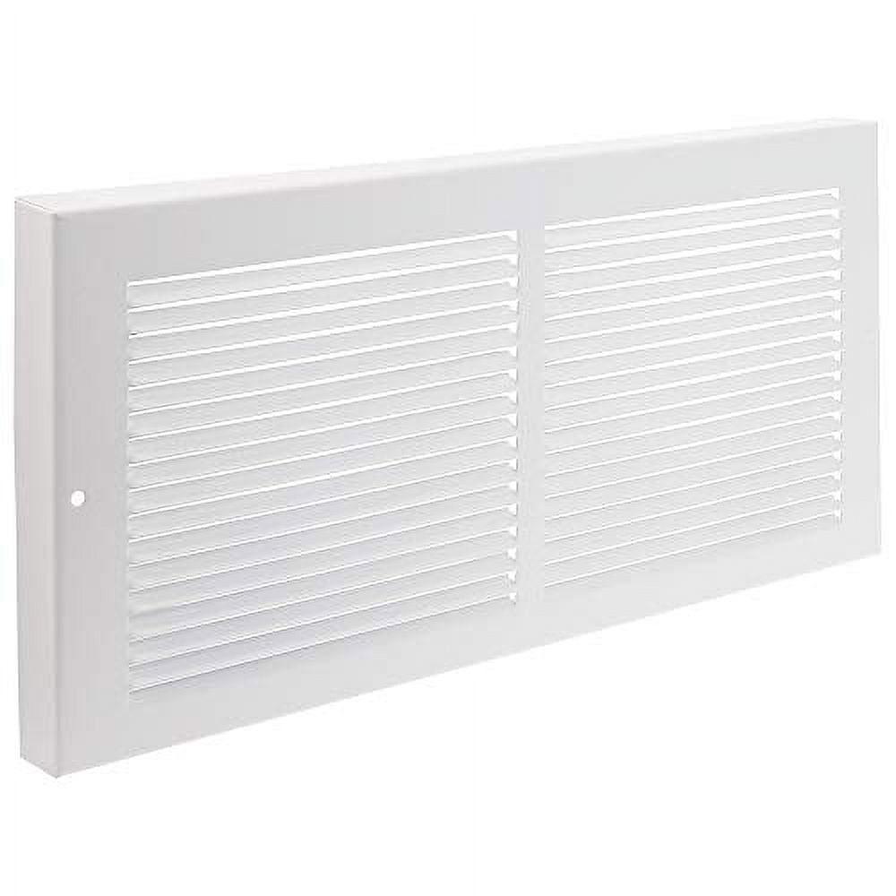 14in x 6in Imperial White Steel Rectangular Baseboard Return Grille ...