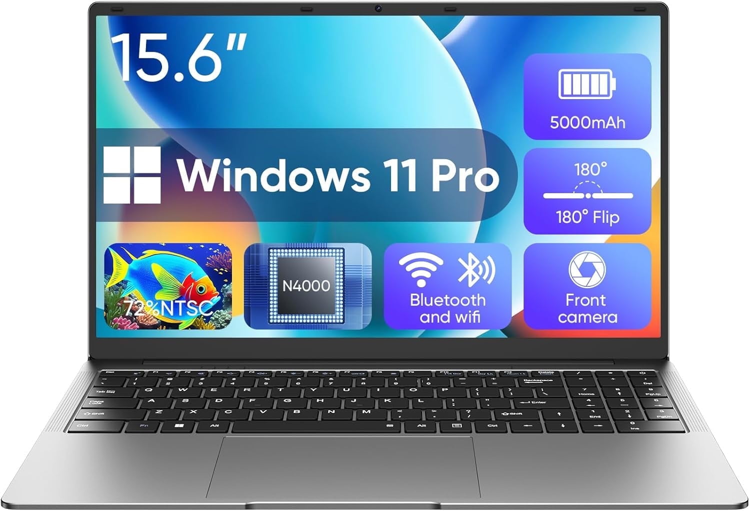 Free Shipping! EYY 15.6 Inch Windows 11 Pro Laptop, 8GB RAM, 256GB SSD ...
