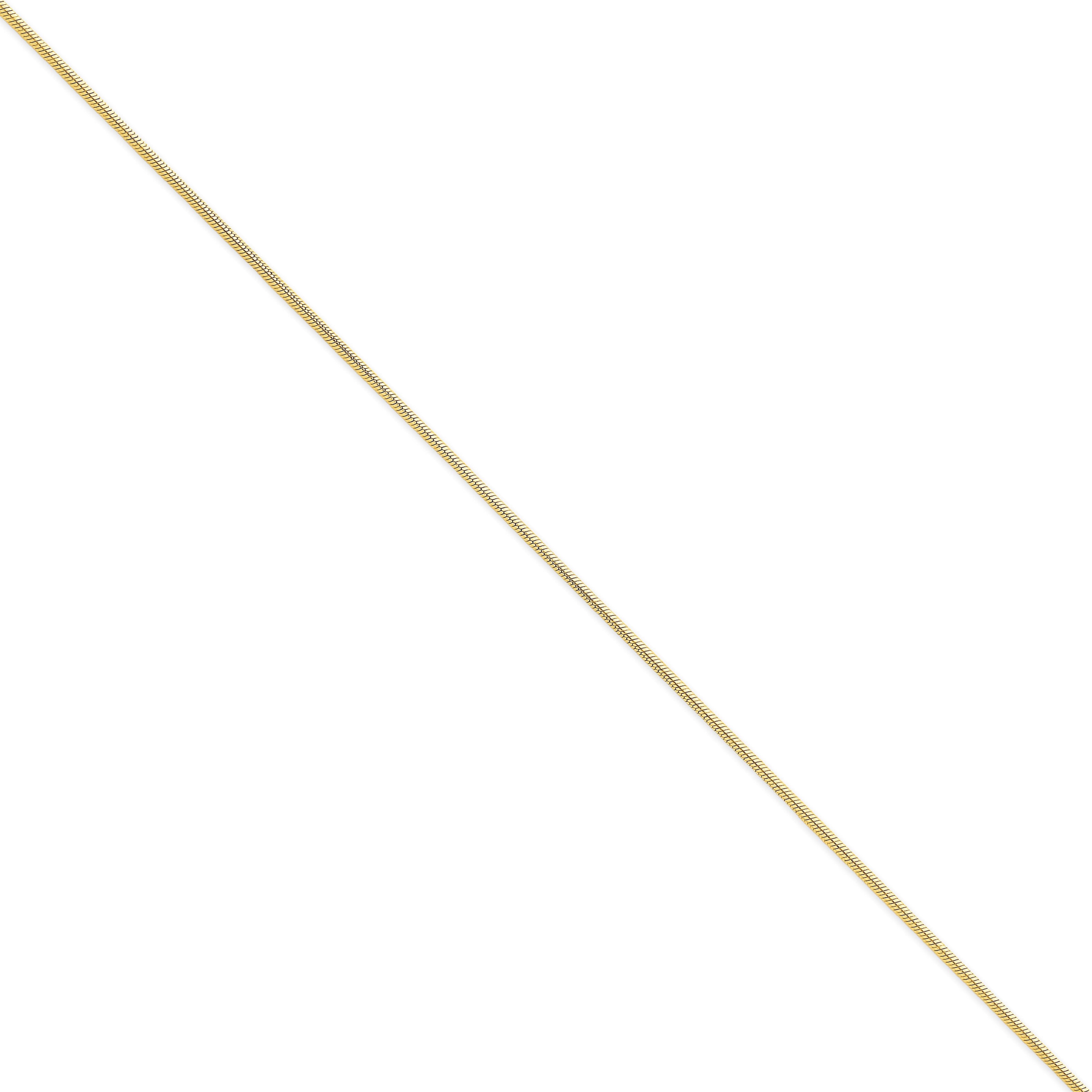 14k 1.6mm Round Snake Chain - Walmart.com