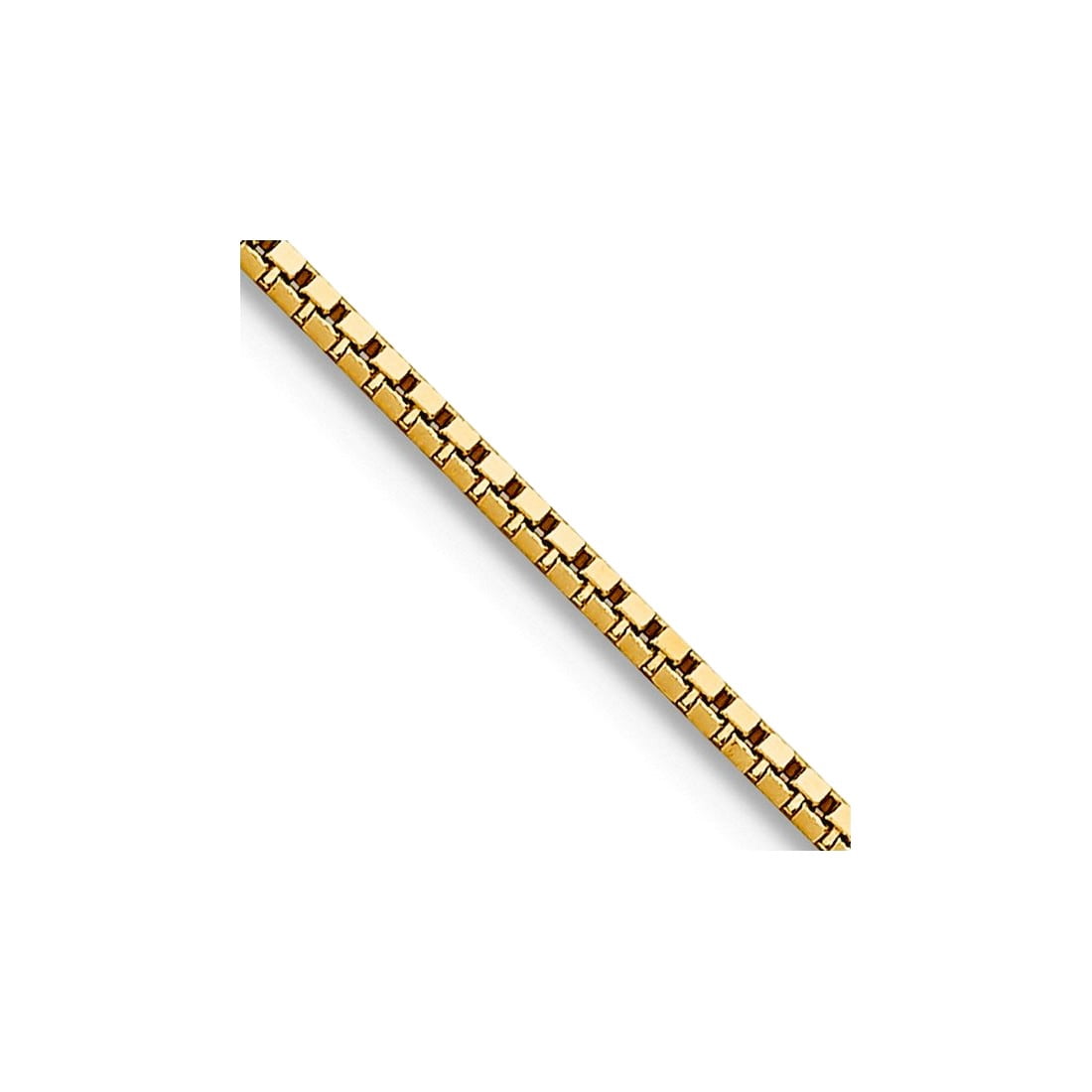 14k Solid Yellow Gold .95mm Box Chain Necklace 24 Inch Chain-Necklace ...