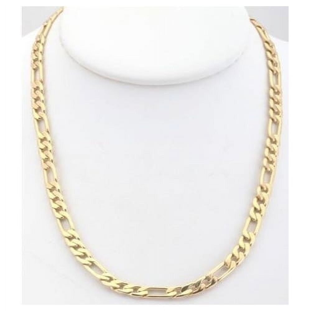 14k Gold Filled Figaro Link Chain unisex - Walmart.com