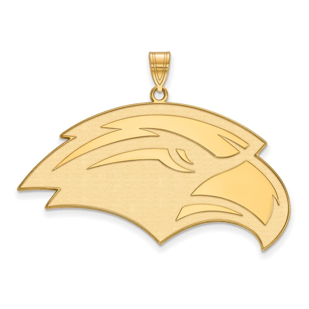 14k Gold LogoArt University of Southern Mississippi Eagle Extra Large ...