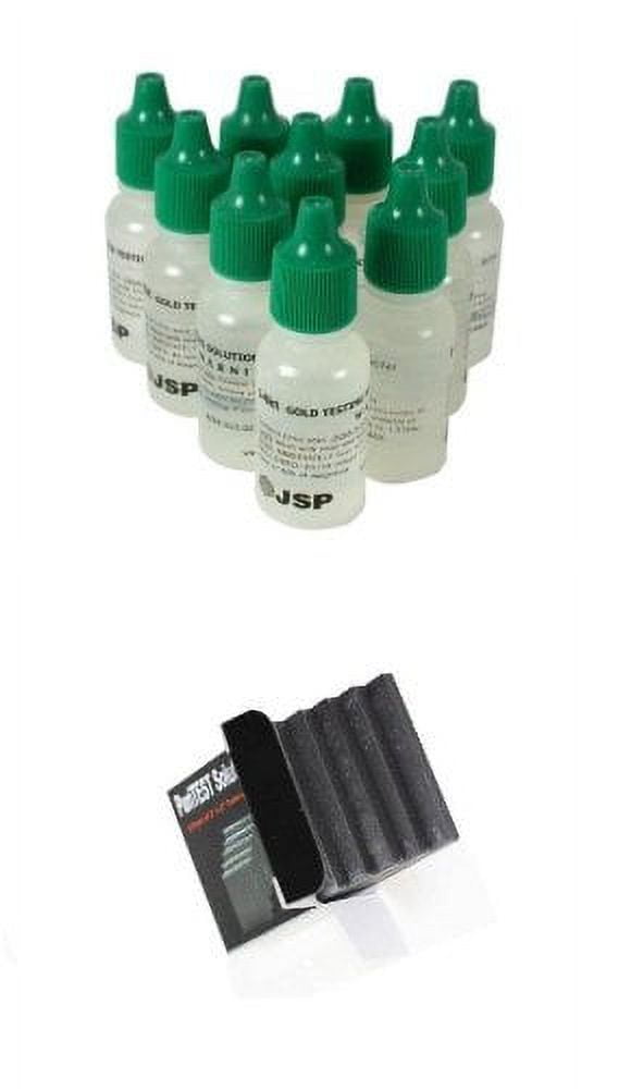 14k Gold Testing Acid 10 Bottles Plus Box of PuriTEST Deluxe Test ...